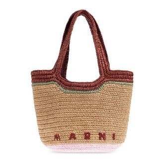 Marni Femme, Sacs, Beige, Taille: ONE Size Logo Bag