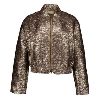 Femmes Du Sud Metallic Paige Jacken in Braun - - Jackets - Damen - Braun - XL