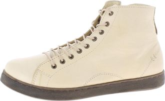 Andrea Conti Damen High Top Sneaker, Creme, 36 EU