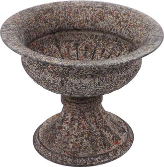 OSALADI Vintage Blumenvase aus Eisen Dekorative Retro Tischvase f&uuml;r Trockenblumen Handgefertigte Urnenvase f&uuml;r Hochzeits und Festdekoration