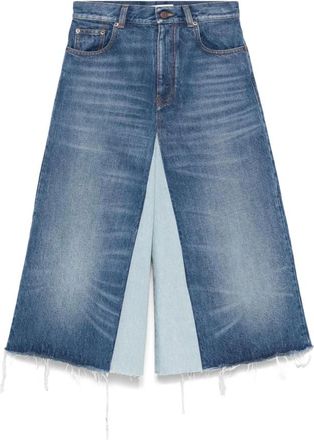 Chlo&eacute; Jupe longue en jean - Femme - Shorts - Bleu - Taille: 38 FR