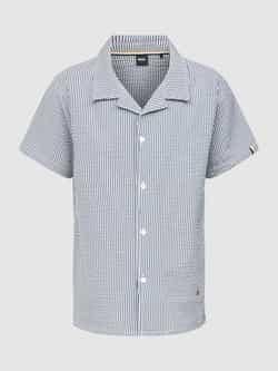 HUGO BOSS Freizeithemd mit Streifenmuster