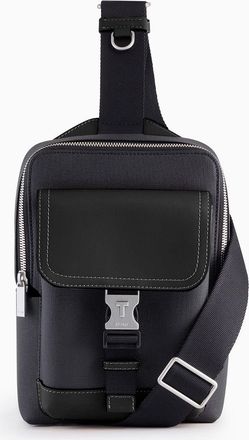 Le Tanneur Sacoche sling Maurice en toile enduite