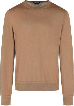 Tom Ford Pull Col Rond - Marron