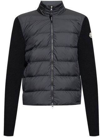 Moncler doudoune &agrave; fermeture zipp&eacute;e - Bleu