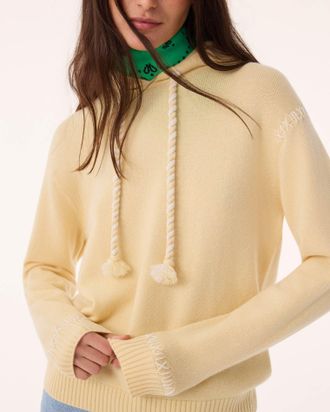 Kujten Pull &agrave; capuche fils torsad&eacute; - Pull Hoodie Bakia Bico