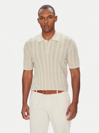 Baldessarini Baldessarini Poloshirt B4 50024.5232 Beige Slim Fit