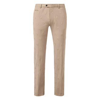 Philipp Plein Homme, Pantalons, Beige, Taille: L Long Pantalons Embroidery Skull