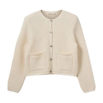 Sofie Schnoor Femme, Pulls, Blanc, Taille: 40 FR Cissesw Cardigan