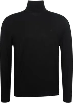 Calvin Klein Pull &agrave; col chemin&eacute;e en laine m&eacute;rinos