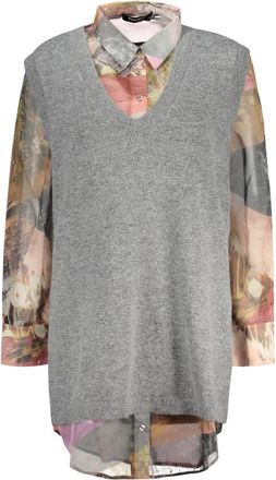 Desigual Nantes 2-in-1 Shirt - - Blouses & Shirts - Damen - Grau - M