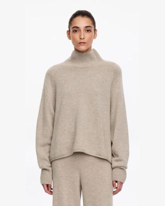 Arket Rollkragenpullover Aus Kaschmir -Beige