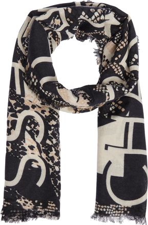 Comma Wollmix-Schal mit Animal-Print