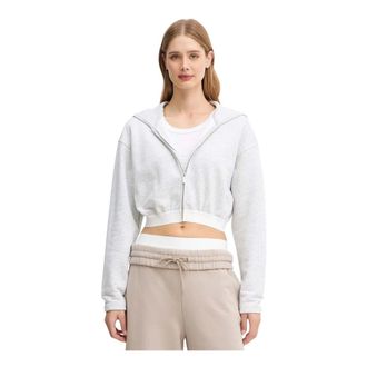 La Mania SweaT-shirt z fermetureure &eacute;clair Sean - Femme - Sweatshirts et sweats &agrave; capuche - Gris - Taille: 40/42 FR