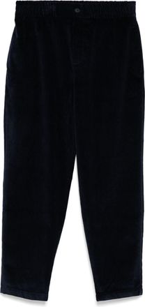 Maison Kitsuné Hose aus Cord - Blau