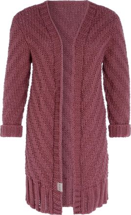Knit Factory Sally Strickjacke - Mittellange Damen Strickjacken - Cardigan mit Wolle - Grobstrickjacke - Strickweste f&uuml;r den Herbst und Winter - Hochwertige Qualit