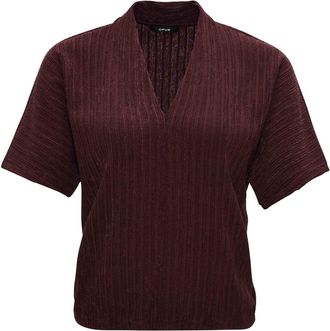 OPUS Damen Kurzarmshirt | Shirt SERALIA Amarena, 42