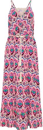 Izia Maxikleid mit Allover-Print Damen Rosa Mehrfarbig