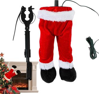 Generic Santa Beine Für Weihnachtsbaum | Weihnachtsbaum Gipfel Des Weihnachtsmanns | Animierte Wiegen Für Innen Festliche Wohnung Urlaub Restaurant