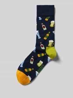 Happy Socks Socken mit Label-Print Modell Beer