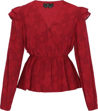 Faina Bluse Frauen Burgund