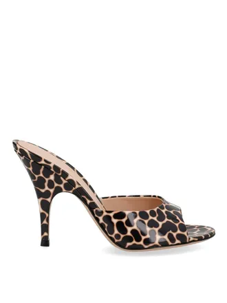 Gianvito Rossi Mules - Imprim&eacute; Animal