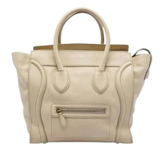 Celine Sac &agrave; main Mini Luggage Tote Pre-owned - Femme - Pre-owned - Beige - Taille: ONE Size