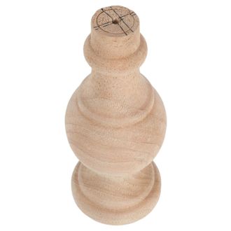 NUOBESTY M&ouml;belbeine aus Massivholz 6 X 15cm Rund Sofabeine Holzf&uuml;&szlig;e mit Anti Rutsch Funktion f&uuml;r Sofa Tisch Schrank und Beistelltisch