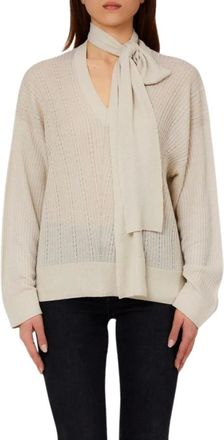 Liu Jo Femme, Pulls, Beige, Taille: 40 FR ECS Chiusa