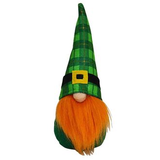 Amosfun DREI-Blatt-Klee Dekoration 10.2 Zoll Irische Gl&uuml;cksbringer Figur F&uuml;r St. Patricks Day Saisonale Wohnaccessoires Und Tischdekoration