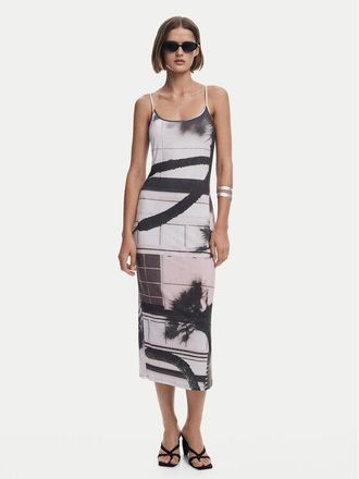 Desigual Sommerkleid 25SWVK56 Bunt Regular Fit