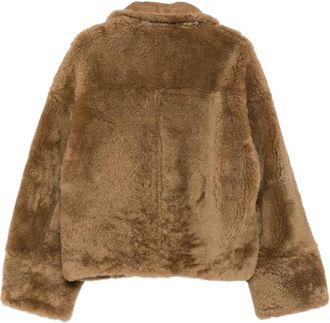 Ami Shearling Jacket - Beige