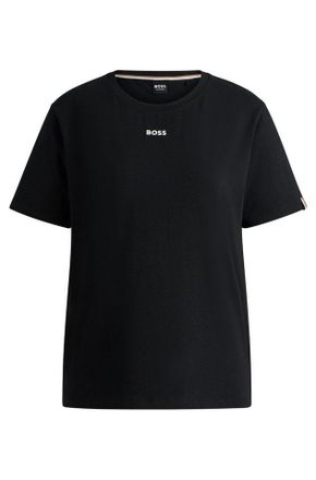 BOSS T-Shirt CI_T-Shirt mit BOSS Logo-Schriftzug & Label