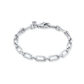 Elli Armband - Armband Armband Modische Gliederkette 925 Sterling - Gr. 18 CM - in Silber - f&uuml;r Damen