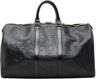 Louis Vuitton unisex, Pre-owned, Noir, Taille: ONE Size Pre-owned Keepall 45 Epi Boston bag