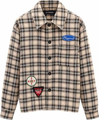 Song for the Mute Veste Workman matelass&eacute;e &agrave; carreaux r&eacute;tr&eacute;cis - Homme - Vestes - Multicolore - Taille: M