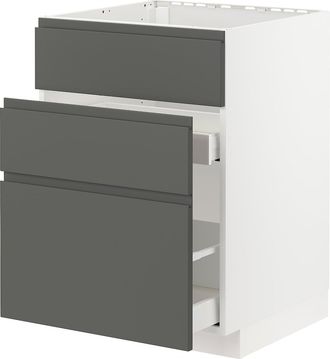 IKEA METOD / MAXIMERA Unterschr. f Spüle/3 Fronten/2Sch