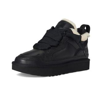 UGG Baskets Lowmel LTHR pour Femme, Noir, 38 EU