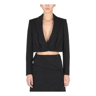 Alexander McQueen Sartorial Wolljacke - - Jackets - Damen - Schwarzk - L