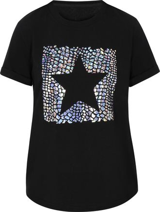 Faina T-Shirt Frauen Schwarz