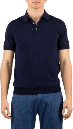 Gran Sasso Homme, Tops, Bleu, Taille: L Polo
