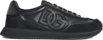 Dolce & Gabbana Homme, Chaussures, Noir, Taille: 43 1/2 EU Baskets