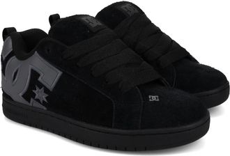 DC DC Court Graffik Se Skateschuh für Herren, Schwarz/Schwarz/Grau, 46.5 EU
