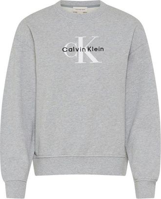 Calvin Klein Jeans Sweatshirt FRENCH TERRY MONOLOGO CREW Regular fit, Logoschriftzug