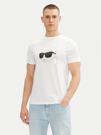 Karl Lagerfeld T-Shirt 755073 552251 Weiß Regular Fit