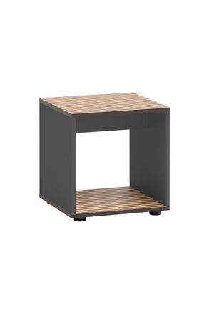 Schildmeyer Sitzhocker Katta 158596, anthrazit/Akustikpaneel Optik, 40 x 40 x 42 cm