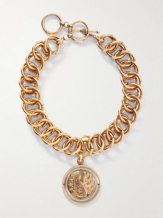 Etro Goldfarbene Kette