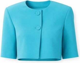 Pinko Pinko, Femme, Vestes, Bleu, Taille: 44 FR Veste Courte