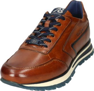 Bugatti man Herren sportliche Schn&uuml;rer, M&auml;nner Schn&uuml;rhalbschuhe,lace-up Shoes,Low-tie,Schnuerschuhe,Schnuerer,Schnuerung,Cognac (6300),45 EU/EU UK