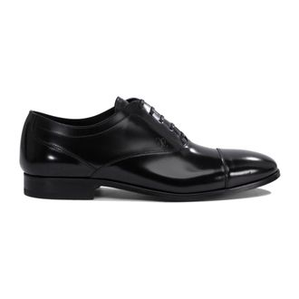 Fabi Schwarze Lederschuhe mit Schn&uuml;rung - - Shoes - Herren - Schwarzk - 43 EU